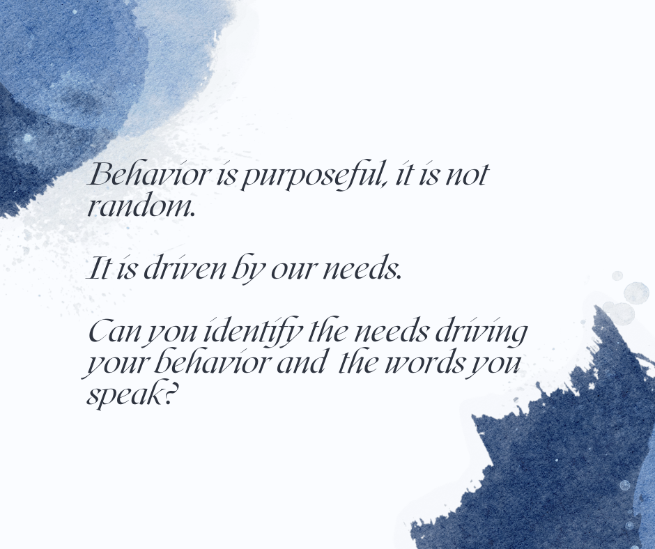 Is Behavior Purposeful? - Couples Coaching Corner